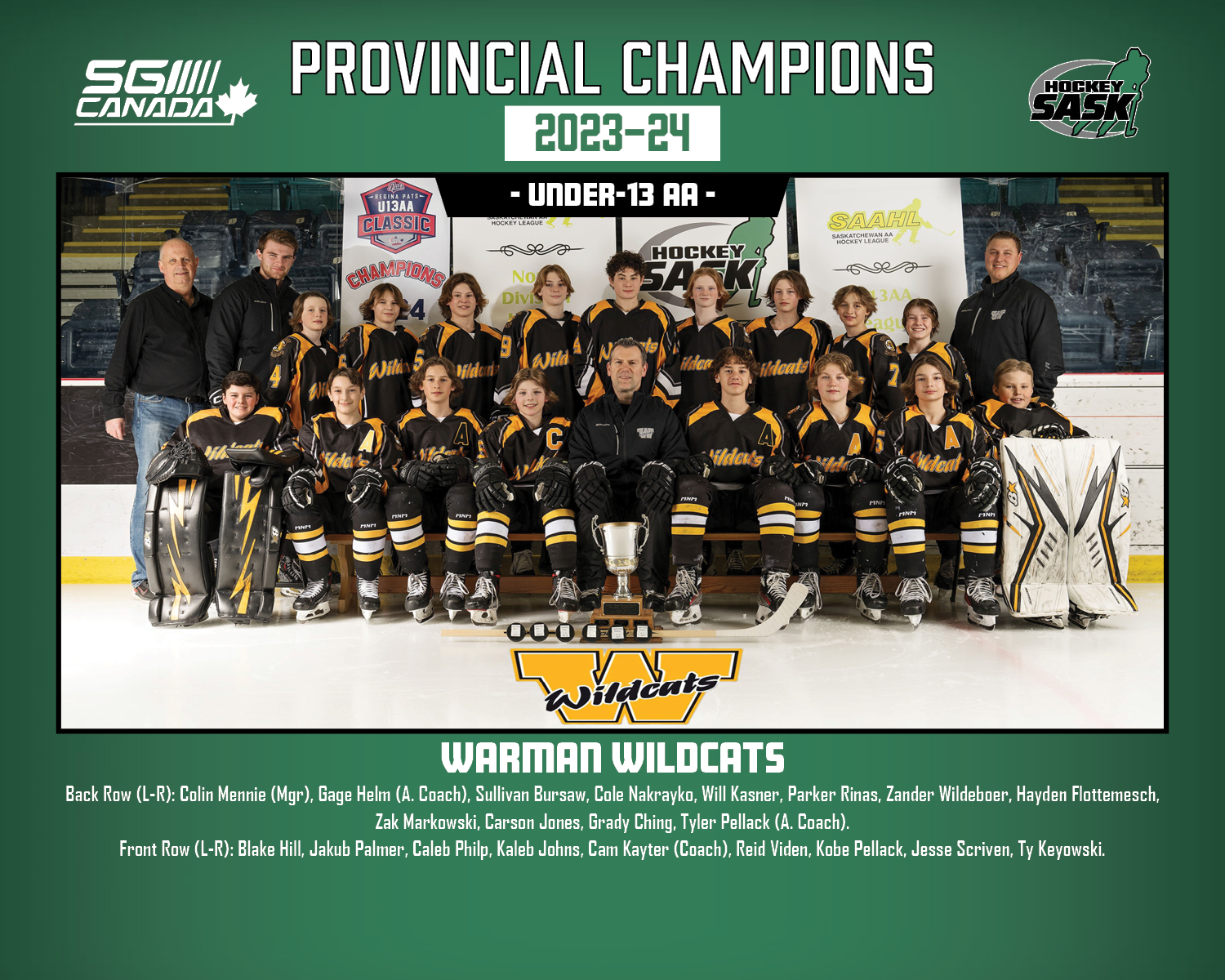 Past Provincial Champions « Hockey Saskatchewan